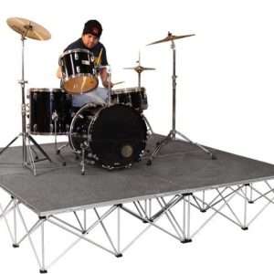 Mobile Drum Risers by Intellistage. Choose your size & height!