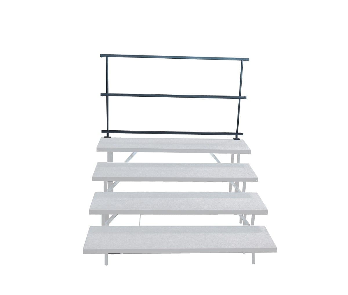 Staging 101 – Rear Guard Rails for Standing Choir Risers – Intellistage