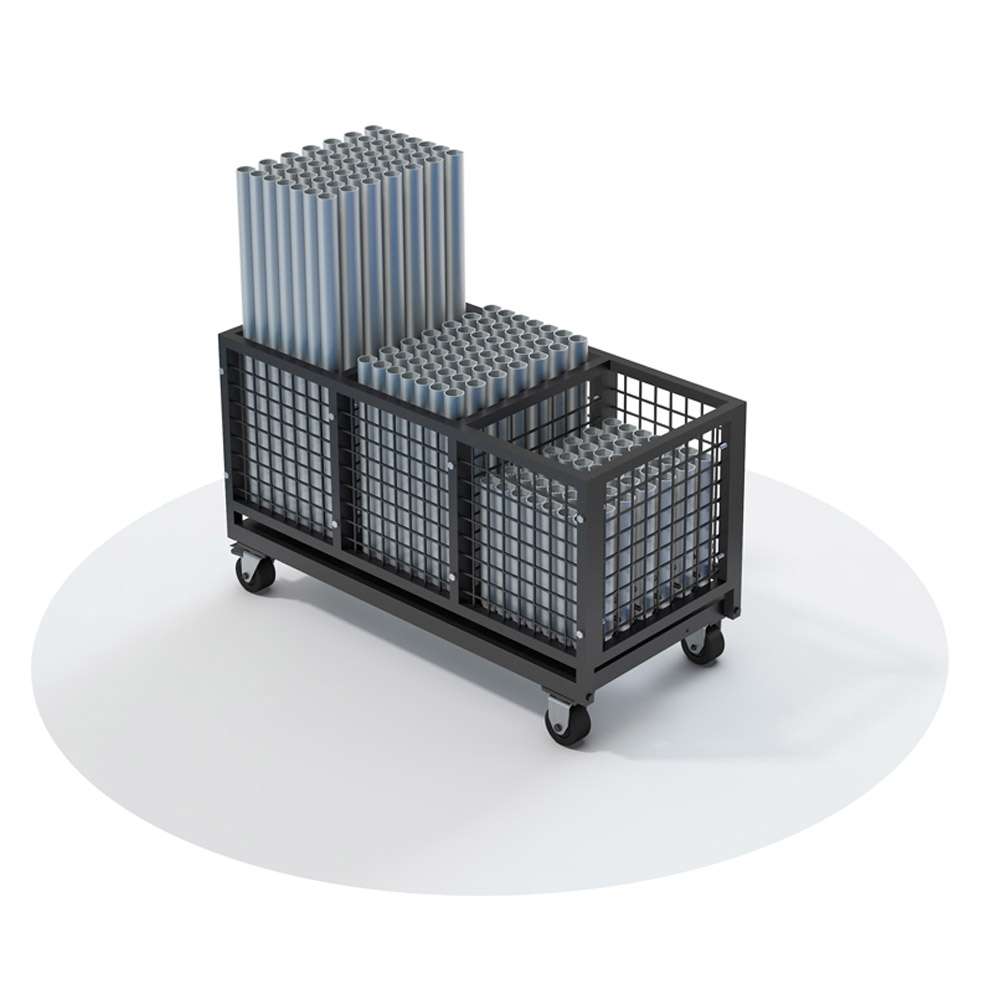 Quicklock Stage Leg Trolley – Intellistage