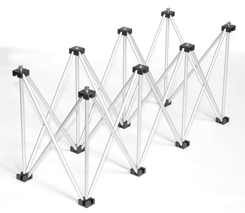 1mtr x 0.5mtr Folding Stage Risers | Intellistage Australia