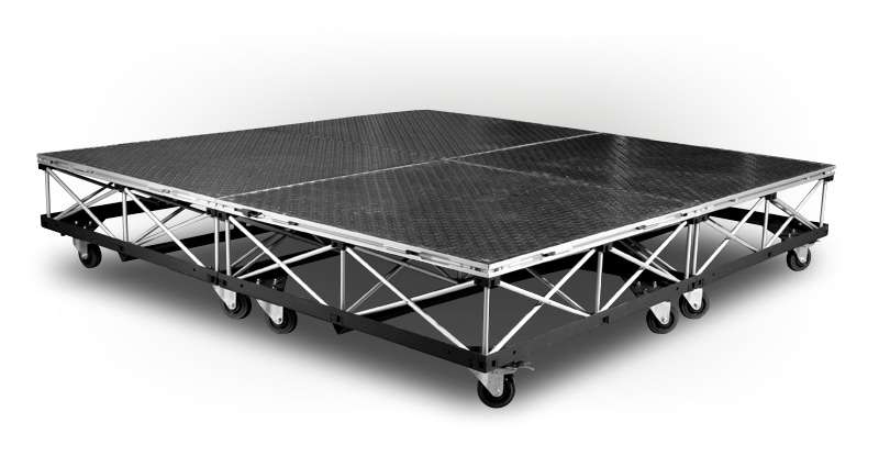Mobile Drum Riser 2m x 2m – Intellistage